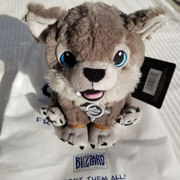 Blizzard | Other | Blizzard Wow Warcraft Frostwolf Cub Plush Toy Rare ...